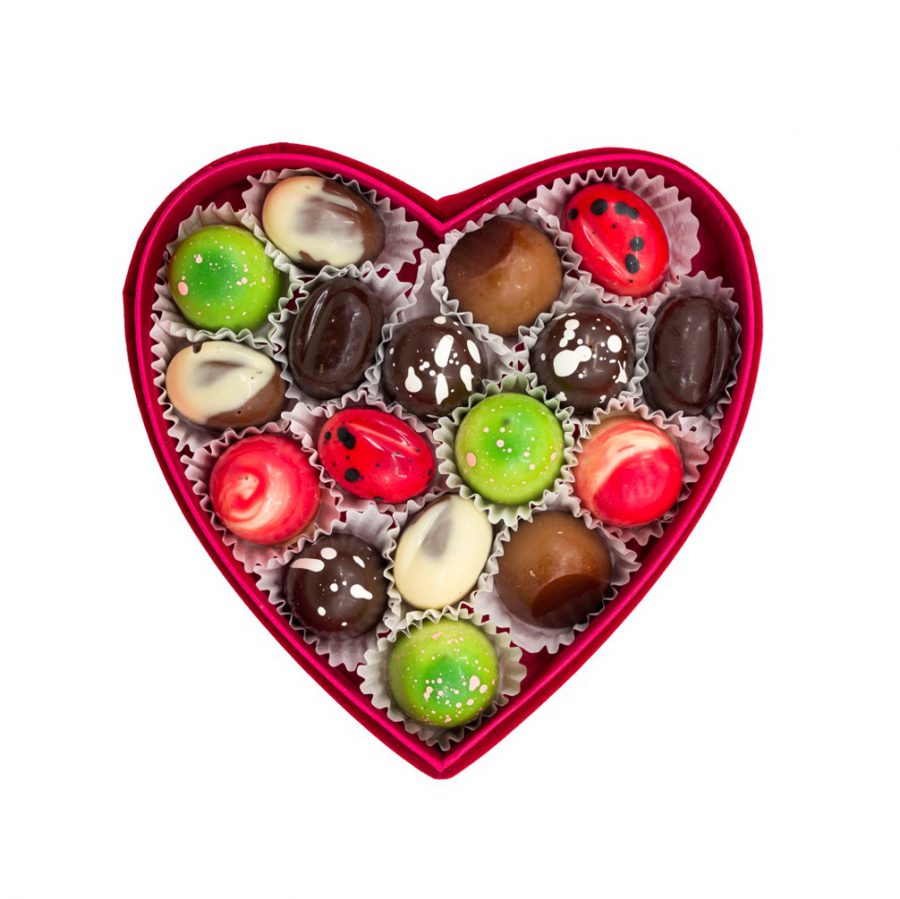 Chocolade Spoons Melk Caramel Zoen “With Love” – 90g – Love in a box