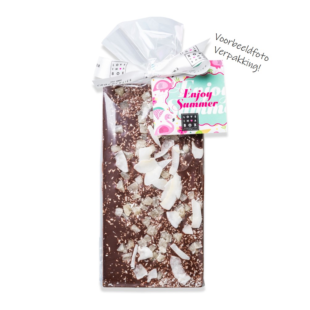 Chocolade Reep Geslaagd – melk, puur of wit – 90g | Love in a box