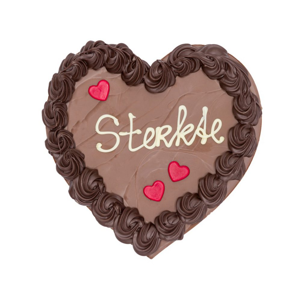 XL Chocolade Hart “Sterkte” – 350g – Love in a box